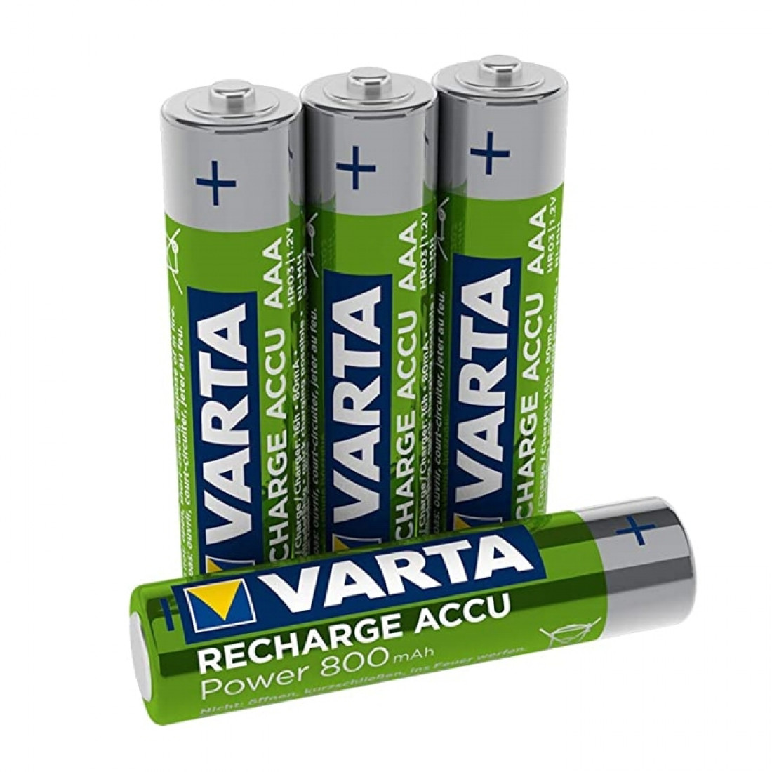 PWR331 VARTA AAA Size Rechargeable NIMH Battery (4pack)