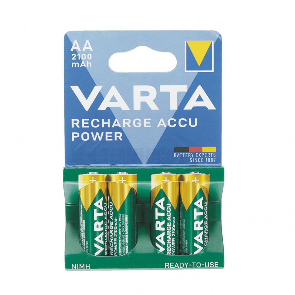 PWR342 Varta AA Rechargeable ACCU R2U Battery 2100mAh