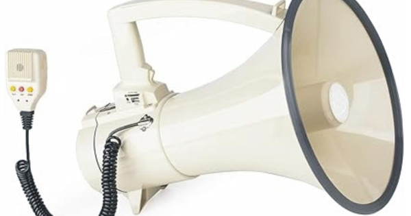 PAM007 100W Megaphone with Siren, USB & SD MP3 Media Player